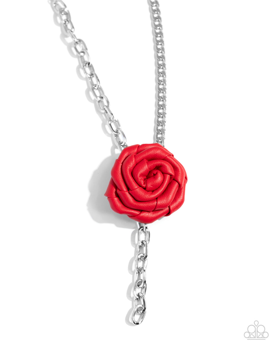 Paparazzi ROSE and Cons Red Necklace